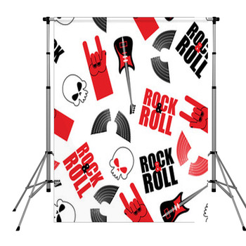 Rock n roll Photographer Backdrops | Available in Very Large Custom Sizes