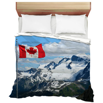 Canadian flag Comforters, Duvets, Sheets & Sets | Custom