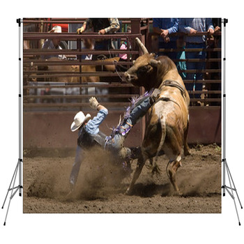 Rodeo Photographer Backdrops | Available in Very Large Custom Sizes