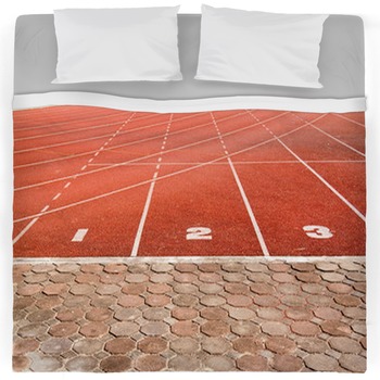 Track Comforters, Duvets, Sheets & Sets | Custom