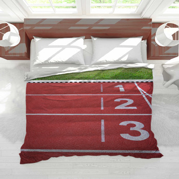 Track Comforters, Duvets, Sheets & Sets | Custom