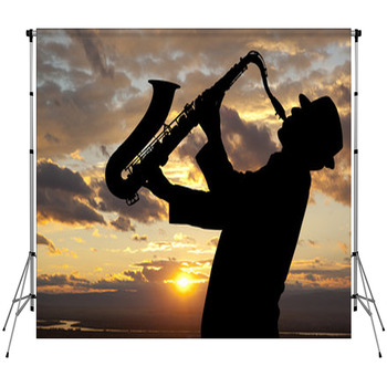 Jazz Photo Backdrops | Available in Ultra Large Custom Sizes