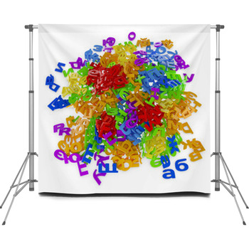 Alphabet Photographer Backdrops | Available in nearly ANY Custom Sizes