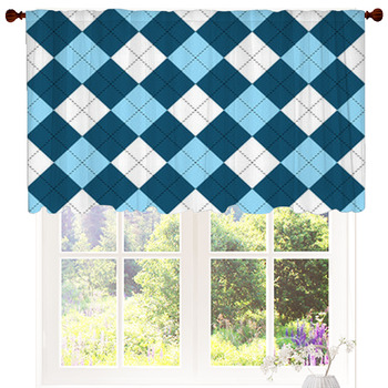Argyle Drapes & Window Treatments | Black Out | Custom Sizes