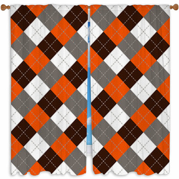 Argyle Drapes & Window Treatments | Black Out | Custom Sizes
