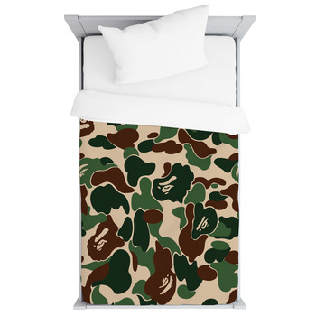 Green and brown Baby Blankets, Toddler Bedding | Personalized