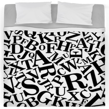 Alphabet Comforters, Duvets, Sheets & Sets | Personalized
