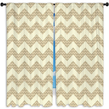 Chevron Drapes & Window Treatments | Black Out | Custom Sizes
