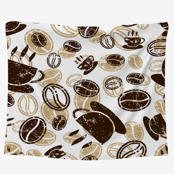 Coffee Custom Fabric | Available in nearly ANY Custom Sizes