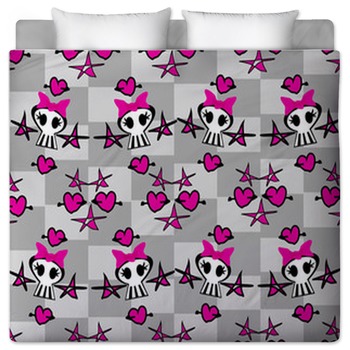 Emo Comforters, Duvets, Sheets & Sets | Personalized