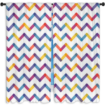 Chevron Curtains & Drapes | Block Out | Custom Sizes