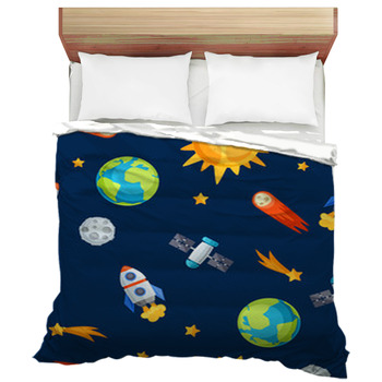 Solar system Comforters, Duvets, Sheets & Sets | Personalized