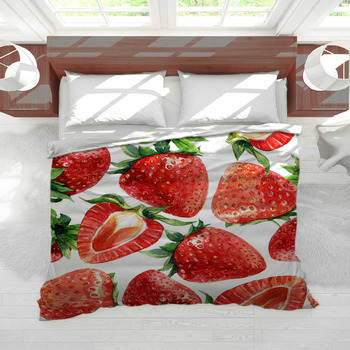 Strawberry Comforters, Duvets, Sheets & Sets | Custom
