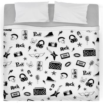 Rock n roll Comforters, Duvets, Sheets & Sets | Custom