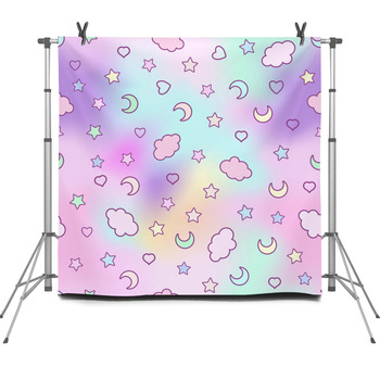 Kawaii Custom Backdrops | Available in Super Large Custom Sizes