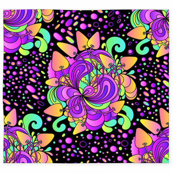 Psychedelic Area Rugs & Custom Size Floor Mats