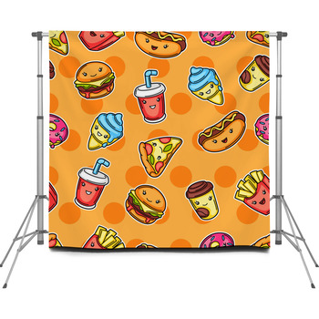 Kawaii Custom Backdrops | Available in Super Large Custom Sizes