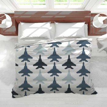 Jet fighter Comforters, Duvets, Sheets & Sets | Personalized
