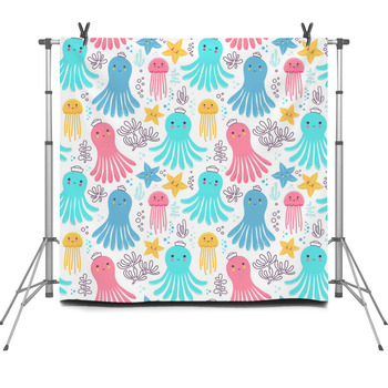 Kawaii Custom Backdrops | Available in Super Large Custom Sizes