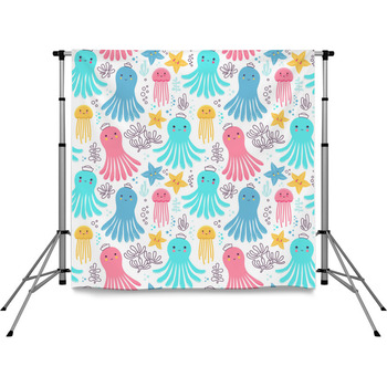 Kawaii Custom Backdrops | Available in Super Large Custom Sizes