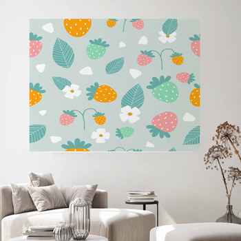 Strawberry Wall Decor in Canvas, Murals, Tapestries, Posters & More