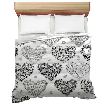 Heart Comforters, Duvets, Sheets & Sets | Custom