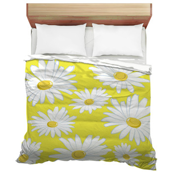 Yellow floral Comforters, Duvets, Sheets & Sets | Custom