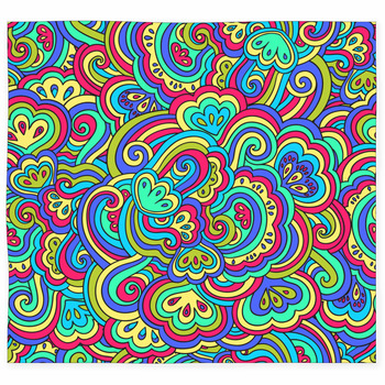 Psychedelic Area Rugs & Custom Size Floor Mats