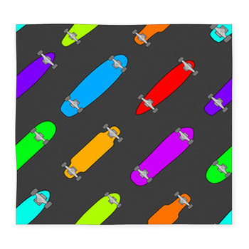 Skateboard Area Rugs & Custom Size Floor Mats