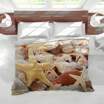 Seashell Comforters, Duvets, Sheets & Sets | Personalized