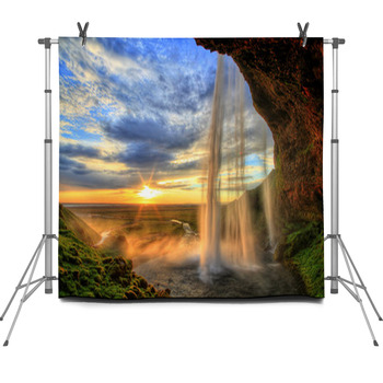 Waterfall Photographer Backdrops | Available in nearly ANY Custom Sizes