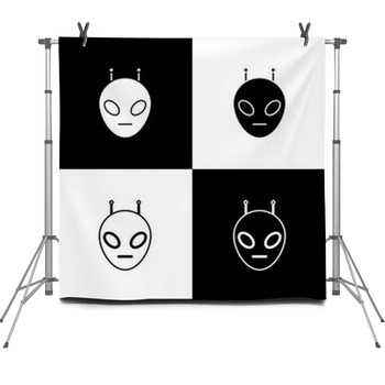 Alien Custom Backdrops | Available in Super Large Custom Sizes