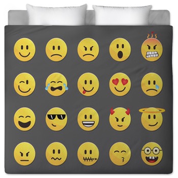 Smiley face Comforters, Duvets, Sheets & Sets | Personalized
