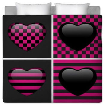 Emo Comforters, Duvets, Sheets & Sets | Personalized