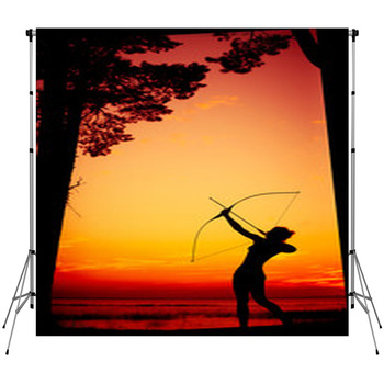 Archery Photographer Backdrops | Available in Very Large Custom Sizes