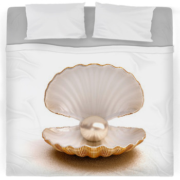 Seashell Comforters, Duvets, Sheets & Sets | Personalized