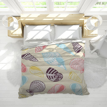 Seashell Comforters, Duvets, Sheets & Sets | Personalized