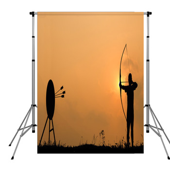 Archery Photographer Backdrops | Available in Very Large Custom Sizes