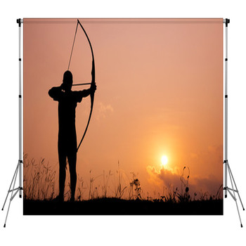Archery Photographer Backdrops | Available in Very Large Custom Sizes