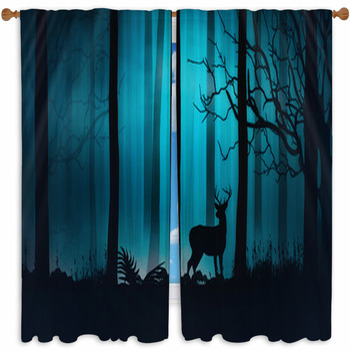 Deer Drapes & Window Treatments | Block Out | Custom Sizes