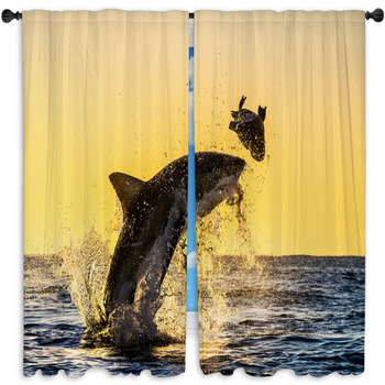 Shark Curtains & Drapes | Block Out | Custom Sizes
