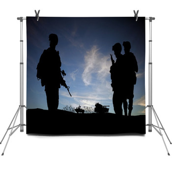 Military Photographer Backdrops | Available in nearly ANY Custom Sizes