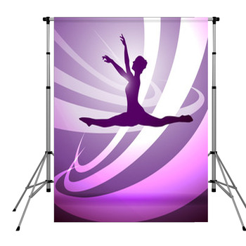 Gymnastics Photographer Backdrops | Available in nearly ANY Custom Sizes