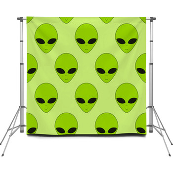 Alien Custom Backdrops | Available in Super Large Custom Sizes