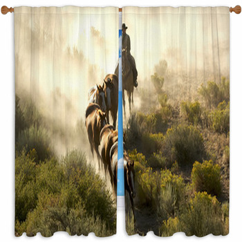 Cowboy Curtains & Drapes | Black Out | Custom Sizes