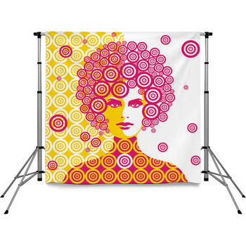 1960s Photographer Backdrops | Available in Very Large Custom Sizes