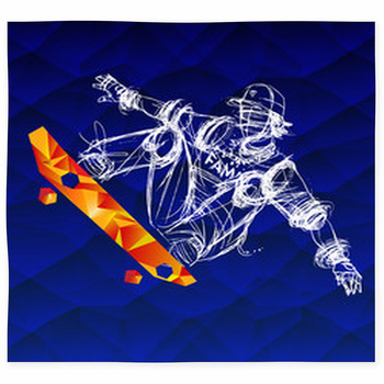 Skateboard Rugs & Custom Size Floor Mats