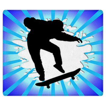 Skateboard Area Rugs & Custom Size Floor Mats