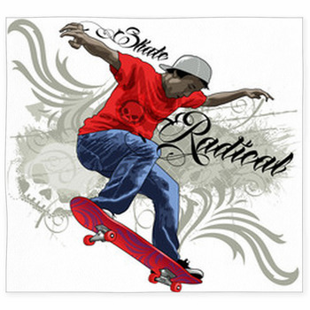 Skateboard Rugs & Custom Size Floor Mats