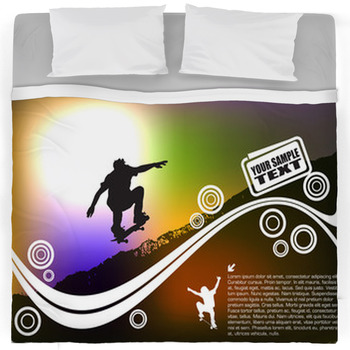 Skateboard Bedding | Comforters, Duvet Covers, Sheets & Bed Sets | Custom